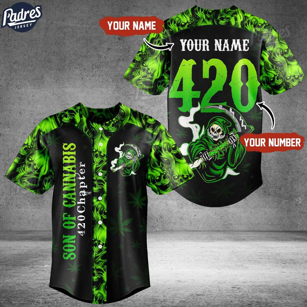 Batman Weed Baseball Jersey Style - Padres Jersey Oasis: Elevate Your ...