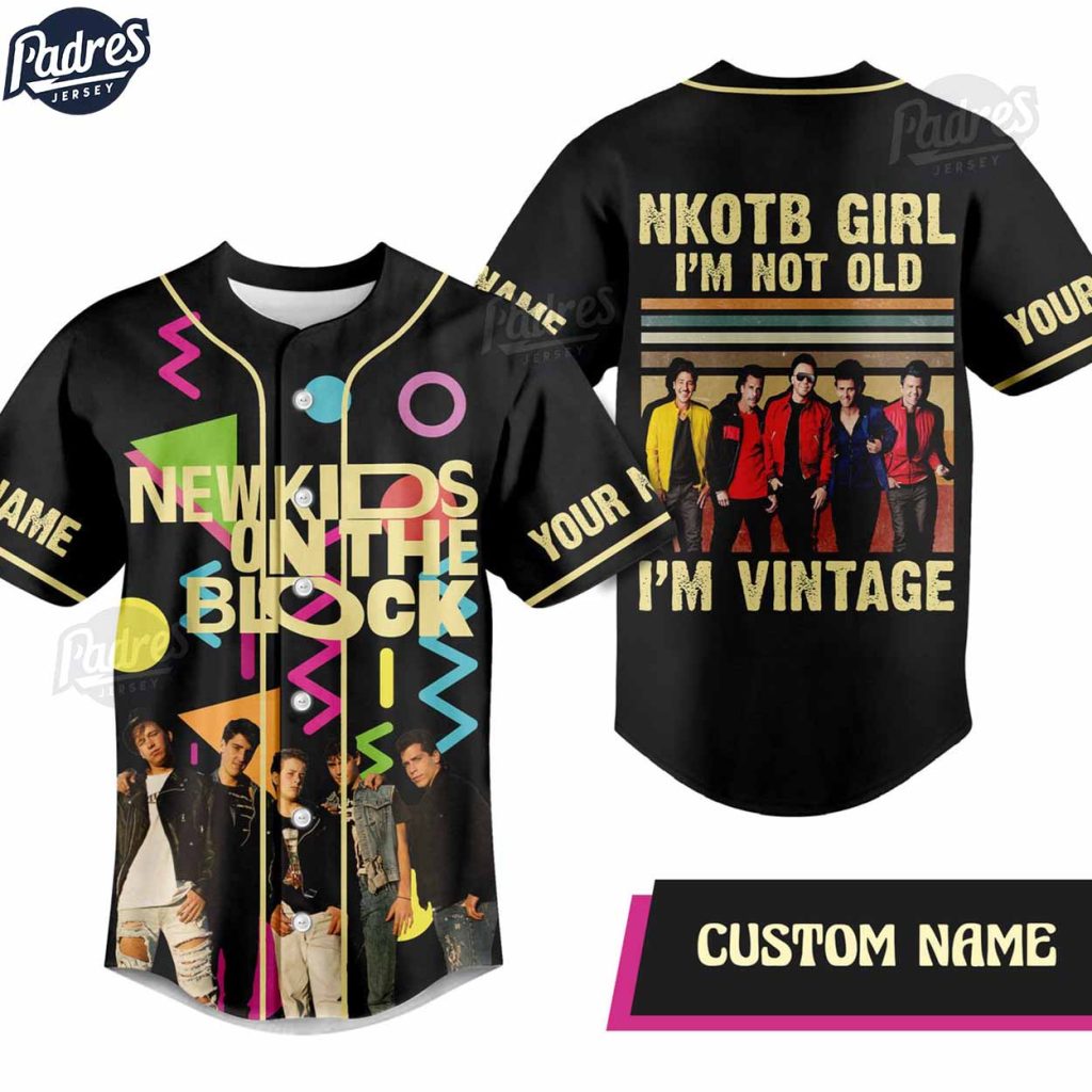 Having A Magic Summer With New Kids On The Block Custom Baseball Jersey ...