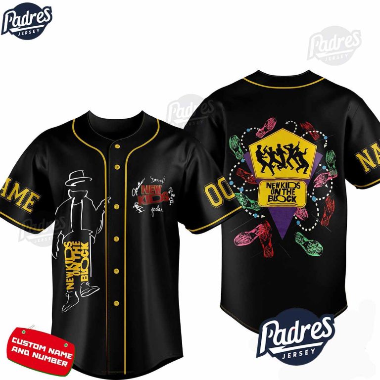 Having A Magic Summer With New Kids On The Block Custom Baseball Jersey - Padres Jersey Oasis ...