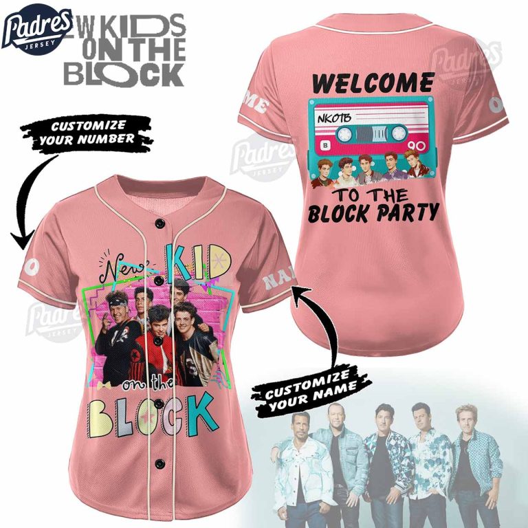 Having A Magic Summer With New Kids On The Block Custom Baseball Jersey ...