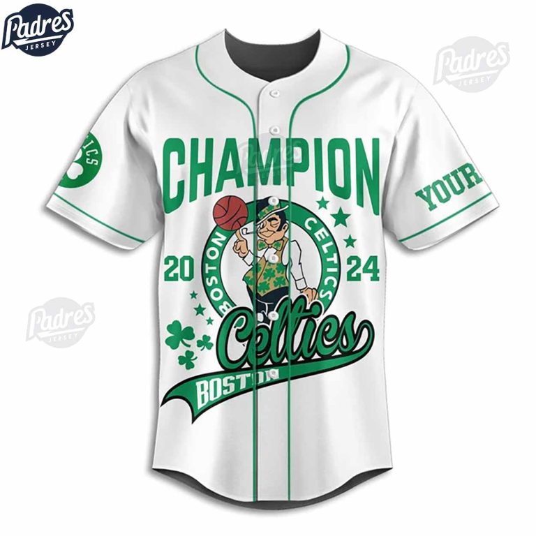 Custom Nba Boston Celtics Champions 2024 Baseball Jersey Gift - Padres ...
