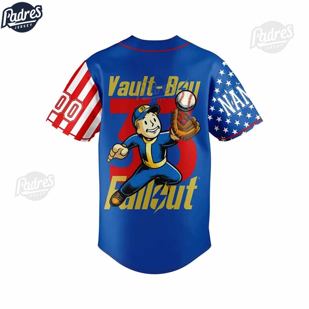 Fallout Vault-Tec MLB Custom Baseball Jersey Style - Padres Jersey ...