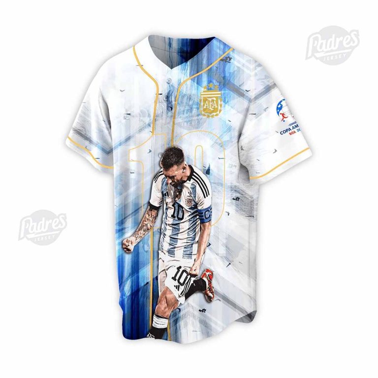 Lionel Messi Custom Baseball Jersey Gift - Padres Jersey Oasis: Elevate ...