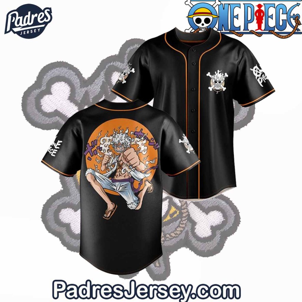 Gear 5 Luffy Laughing Baseball Jersey Outfit - One Piece - Padres ...