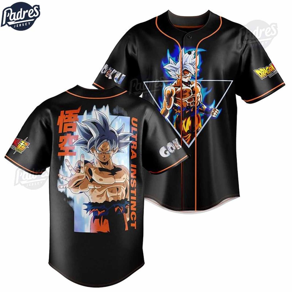 Son Goku Ultra Instinct Baseball Jersey Outfit - Dragon Ball Z - Padres ...