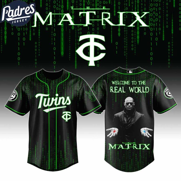 Minnesota Twins MLB x The Matrix Custom Baseball Jersey - Padres Jersey ...